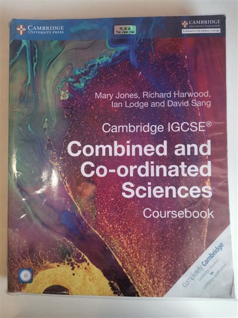 Cambridge Igcse Combined And Coordinated Science Coursebook Hobbies And Toys Books And Magazines