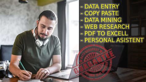 Do Fastest Data Entry Copy Paste Excel Data Entry Web Research By