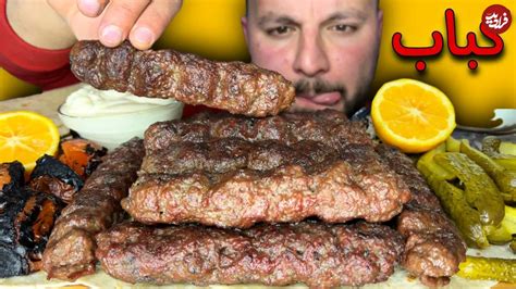 ویدئو غذا خوردن با صدا؛ خوردن 11 سیخ کباب کوبیده توسط جوان مشهور عراقی