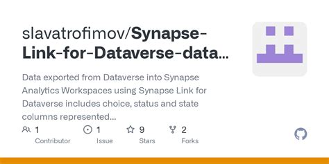 Github Slavatrofimovsynapse Link For Dataverse Data Enrichment In