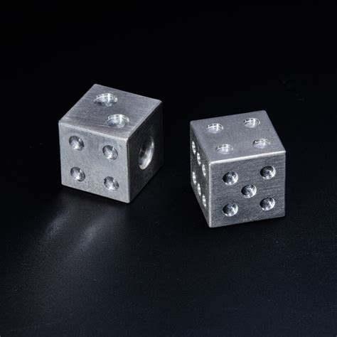 Forge Solid Dice Set Magnesium Tungsten Forge Solid Touch Of Modern