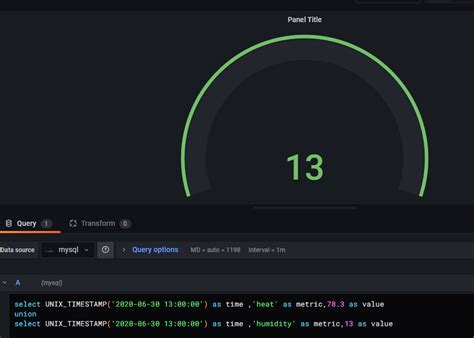 Can I Use Column Value From Mysql Query As Panel Title MySQL Grafana Labs Community Forums