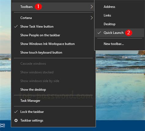 Add Program To Quick Launch Windows 10 | Password Recovery