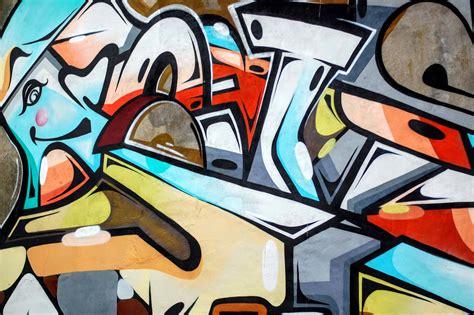 Download Graffiti Wall Art Evoking An Abstract Theme Wallpaper