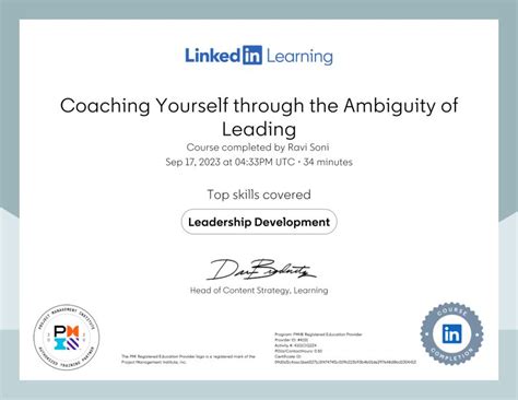 Ravi Soni On Linkedin Certificate Of Completion