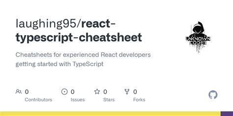Github Laughing95react Typescript Cheatsheet Cheatsheets For