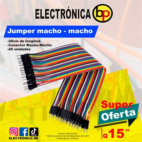 Jumper Macho Macho Inicio Electrónica Bp