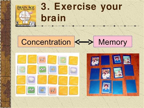 Memory Concentration 3 Exercise Your