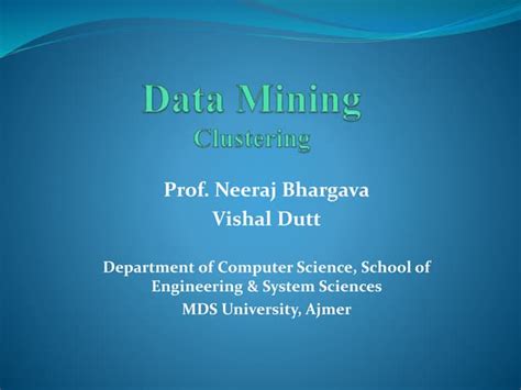 8 Clustering Ppt