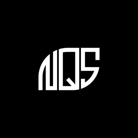 Nqs Letter Logo Design On Black Background Nqs Creative Initials Letter Logo Concept Nqs