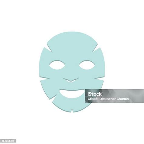 안면 마스크 스킨 케어 스파 케어 미용 의학 및 건강 관리 플랫 스타일의 벡터 그림 보호 마스크에 대한 스톡 벡터 아트 및 기타