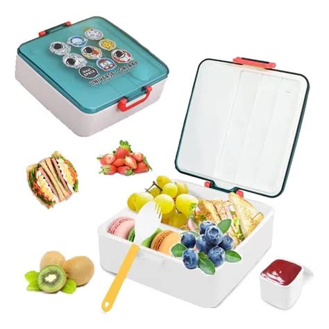 Tupper Contenedor Comida Infantil Niño Box Lunch Cuchara Mercadolibre