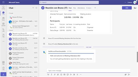 Meeting Attendance Report Code Samples Microsoft Learn