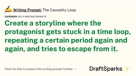 Writing Prompt The Causality Loop • Draftsparks