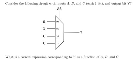 solved consider the following circuit with inputs a b and