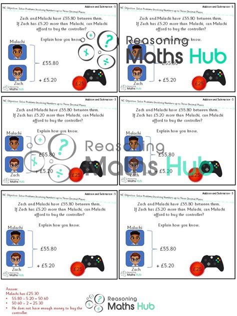 Solve Problems Involving Numbers Up To Three Decimal Places Master
