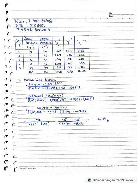 Tugas Statistik Review4 Pdf
