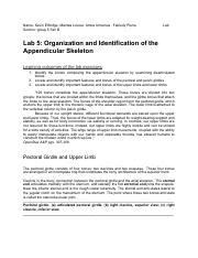 Mastering The Appendicular Skeleton Lab Guide Course Hero