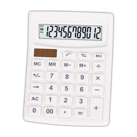 Calculator LCD Display Large Button ABS Solar Digi Grandado