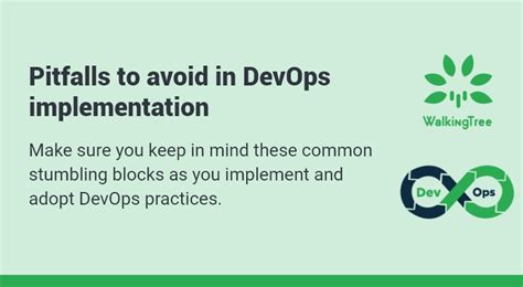 pitfalls to avoid in devops implementation walkingtree technologies