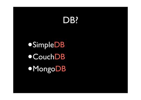 Simpledb An Introduction Ppt