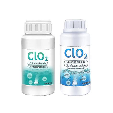 1tablet 1l disinfectant 100 200pcs clo2 chlorine dioxide effervescent