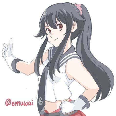 Yahagi Kantai Collection Drawn By Emuwai Danbooru