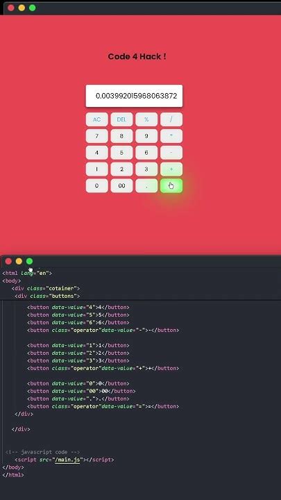 How To Create A Calculator In Html Css Js Coding Trending