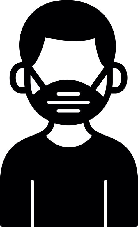 Man Wearing Mask Vector Icon Design 15815992 Vector Art At Vecteezy