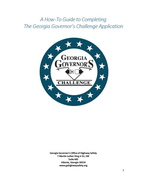 2025 Governor’s Challenge – Home | Georgia Governor's Office of Highway Safety