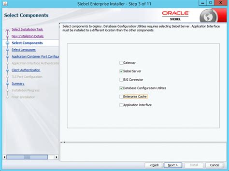 Siebel Crm Ip 2017 Installation The Siebel Hub