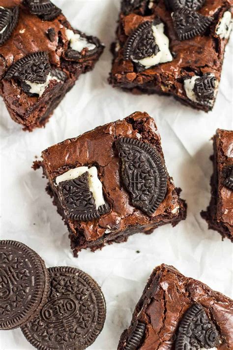 Fudgy Oreo Brownies Simply Bake