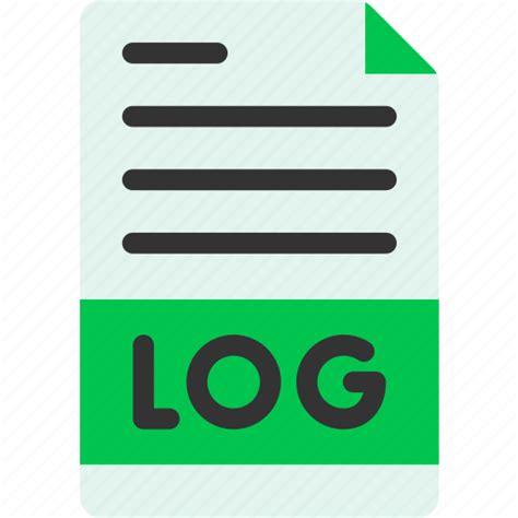 Log File Icon Download On Iconfinder On Iconfinder
