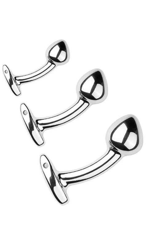 Сет од 3 метални бат плагови Xxx Sex Shop Libido Skopje НАЈНИСКИ ЦЕНИ