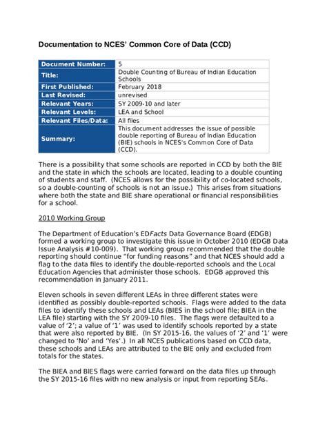 Nces Ccdcommon Core Of Data Ccd National Public