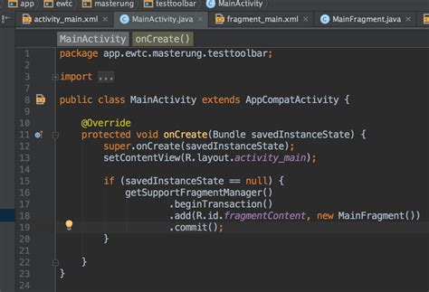 การสร้าง Navigation Icon บน Toolbar By มาสเตอร์ อึ่ง มาสเตอร์ อึ่ง Medium