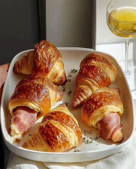 Croissants Jambon Fromage Recette Facile Et Rapide Cuisine Facile