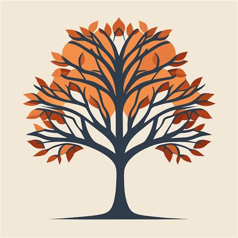 Premium Vector Tree Vector Illustration