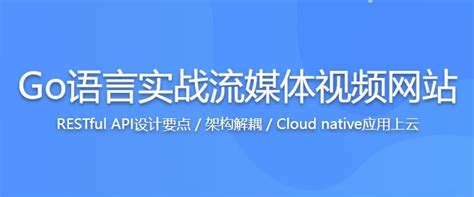 Go语言实战流媒体视频网站，高效学习go高性能开发 带源码课件 星魂网