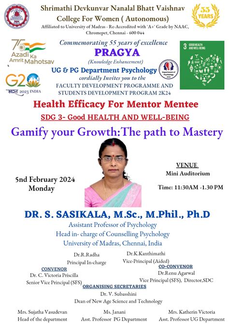 Gamify Your Growth The Path To Mastery Sdnb Vaishnav College For Women