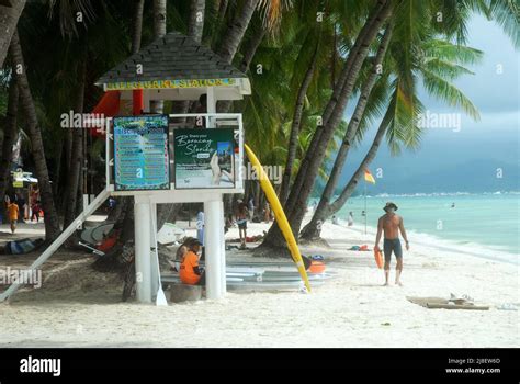 Lifeguard Tower White Beach Boracay The Visayas Philippines