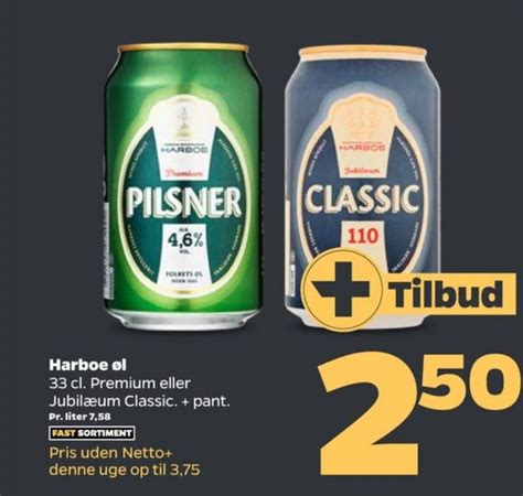 Harboe Classic 110 Øl Netto Januar 2022 Alle Tilbudsavis