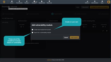 How To Create Your Own Course Module Secure Code Warrior