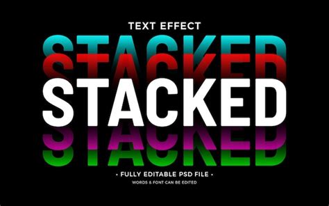 Premium Psd Duplicate Text Effect