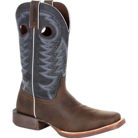 Durango Mens Brownblue Rebel Pro Denim Blue Western Boot