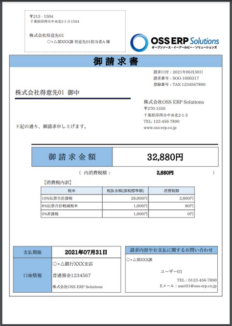 【jpiere 0493】受注伝票の請求書 ジャスパーレポート oss erp compiere distribution lab