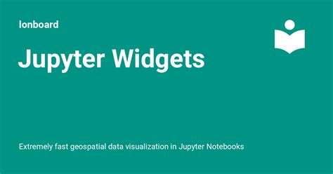 Jupyter Widgets Lonboard