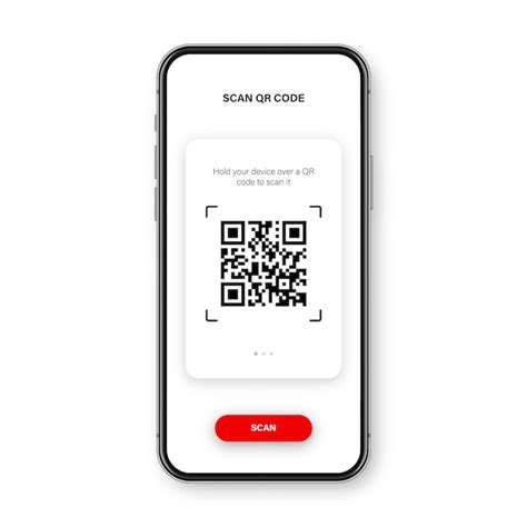 Premium Vector Qr Code Scanner Reader App For Smartphone Identification Tracking Code Serial