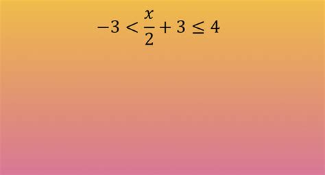 Solving Double Inequalities Maths Edexcel Gcse Higher