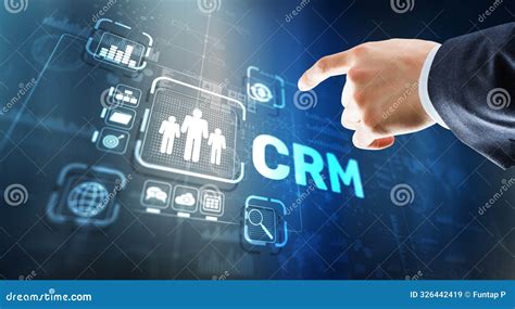 Crm Customer Relationship Management Customer Orientation Concept